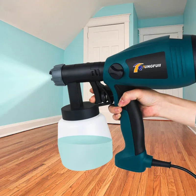 Small Sized Paint Spray Gun Atomization 500W Electric Airless Paint ...