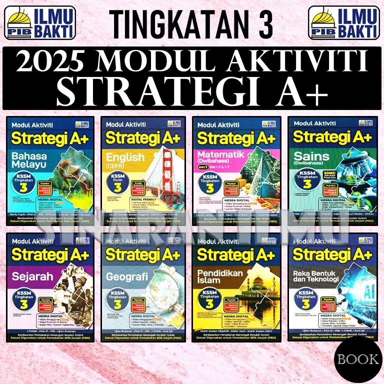 (SI)MODUL AKTIVITI STRATEGI A+ TINGKATAN 3 KSSM 2025 - PENERBIT ILMU ...