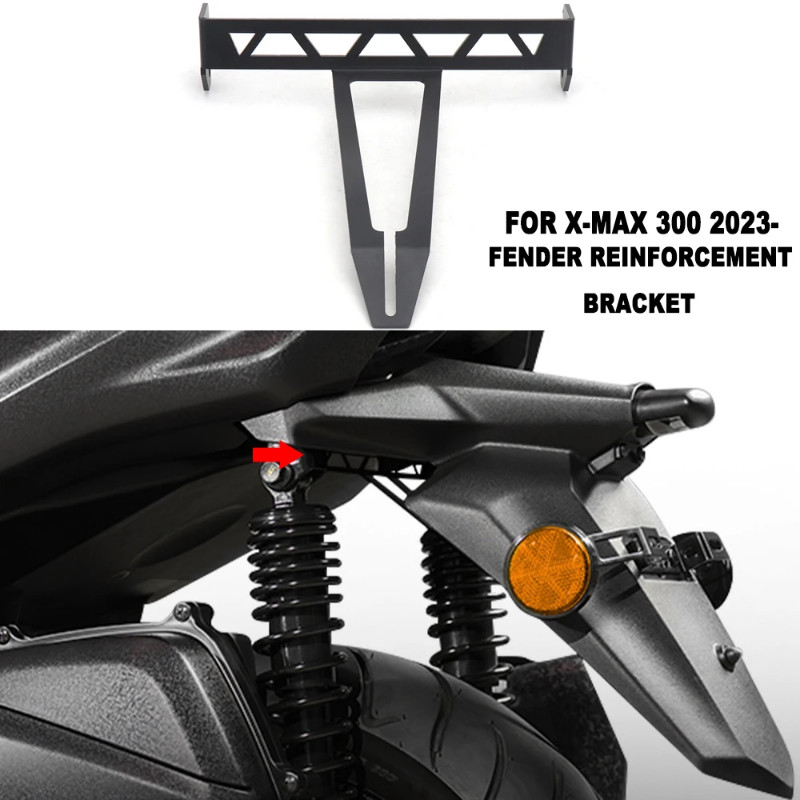 New Metal Mudguard Bracket Rigid Reinforced Part For Yamaha XMAX X-MAX ...
