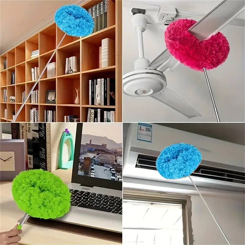 (HK)1PC Dust Brush Wall Duster Extendable Duster Outdoor Spider Web ...