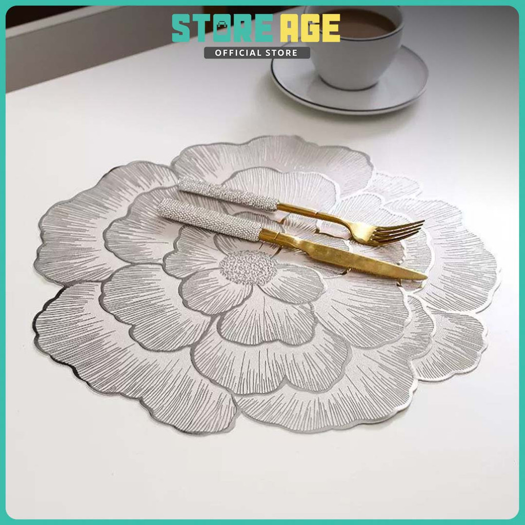 Store Age [1pcs] Dining Table Mat OIL-PROOF | Lapik Meja Makan, Elegant ...