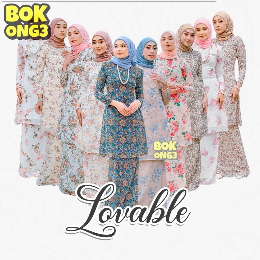 PRE RAYA 2025 - THE LOVABLE SERIES KURUNG RIAU PLEATED : KIPAS BELAKANG | Shopee Malaysia