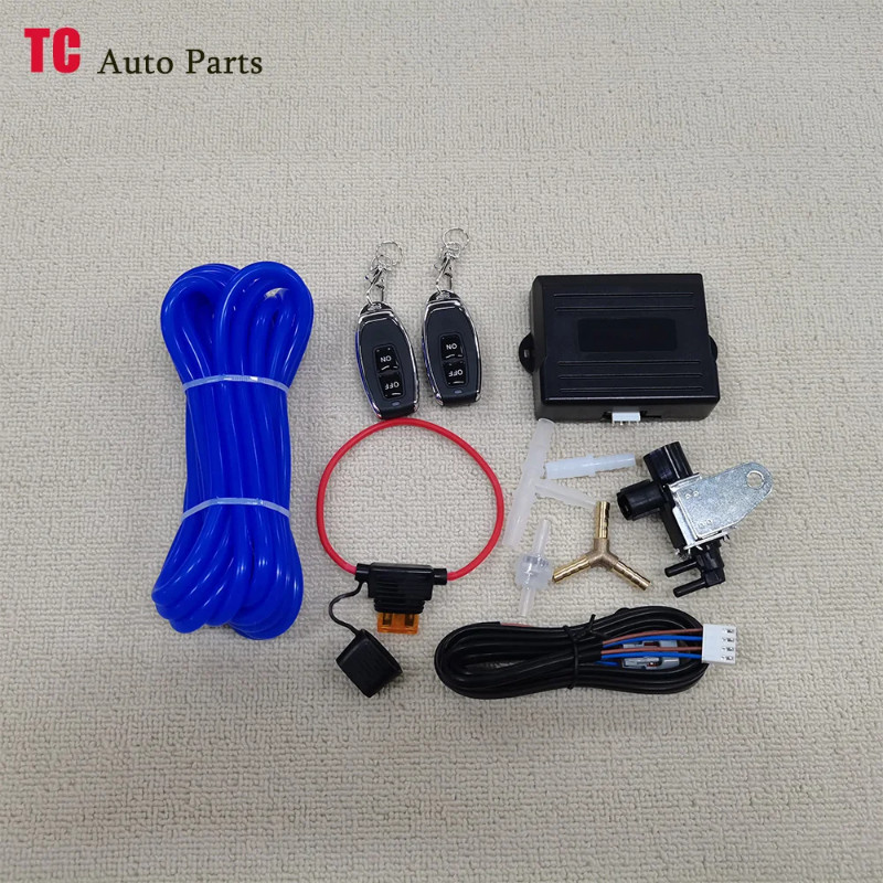 1 Set Control Box Car Universal Wireless Remote Vacuum Exhaust Shut-Off ...