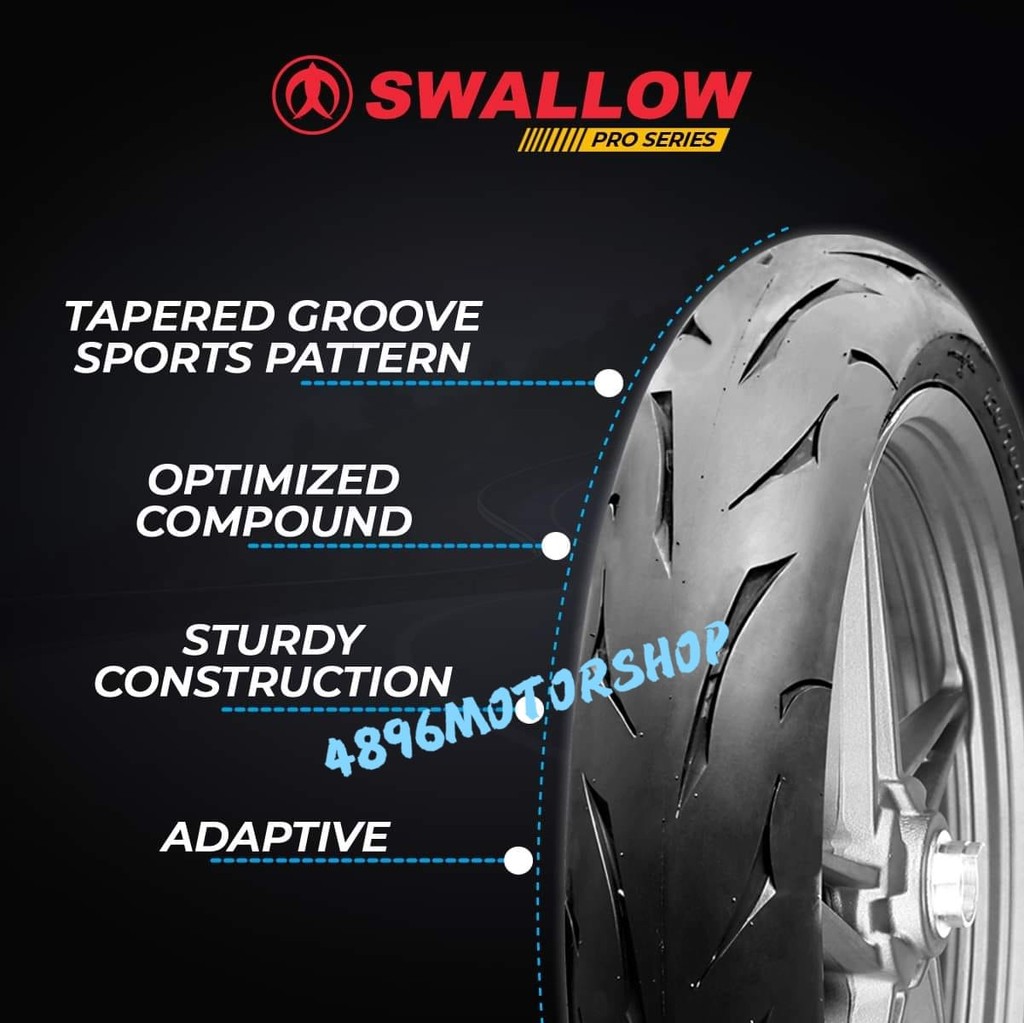 SWALLOW PRO SERIES SLASH SB151 SB 151 TUBELESS TYRE 70/90 80/90 90/80 ...