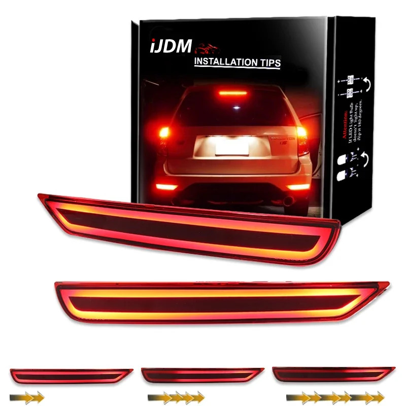 Tail Lights For Subaru Forester Car Bumper Reflector Lights Function as ...