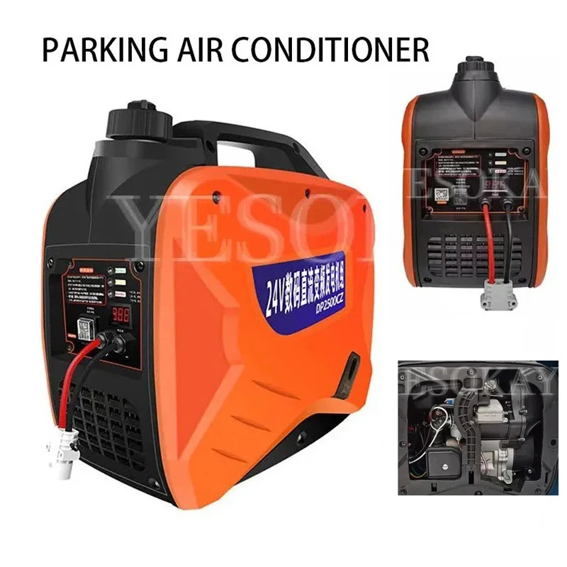 Parking Air Conditioner Automatic Gasoline Generator Self Start Stop DC ...