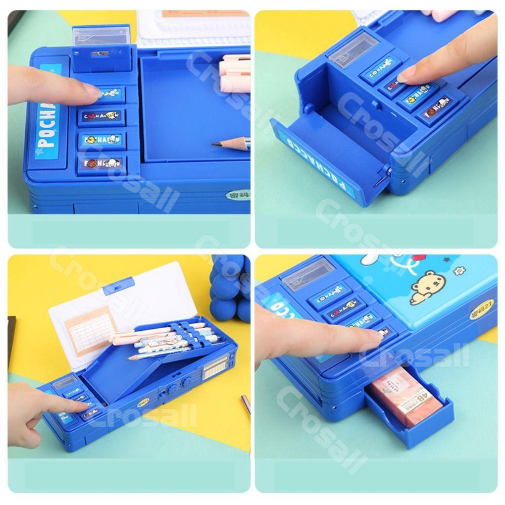 Kuromi Password Pencil Case Multifunctional Pencil Box Cinnamoroll ...