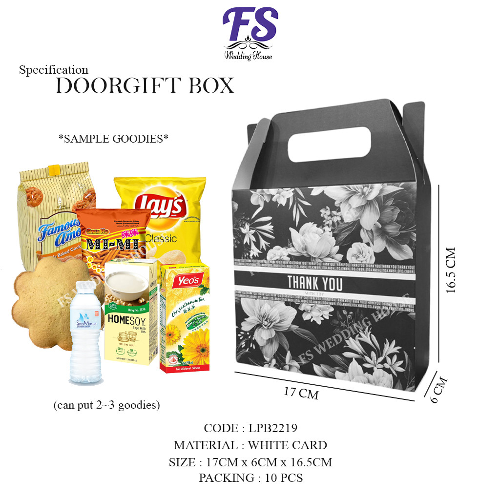 10PCS - DOORGIFT BOX/GOODIES BOX/KOTAK BAHULU/GIFT BOX/SNACK BOX/BAHULU ...