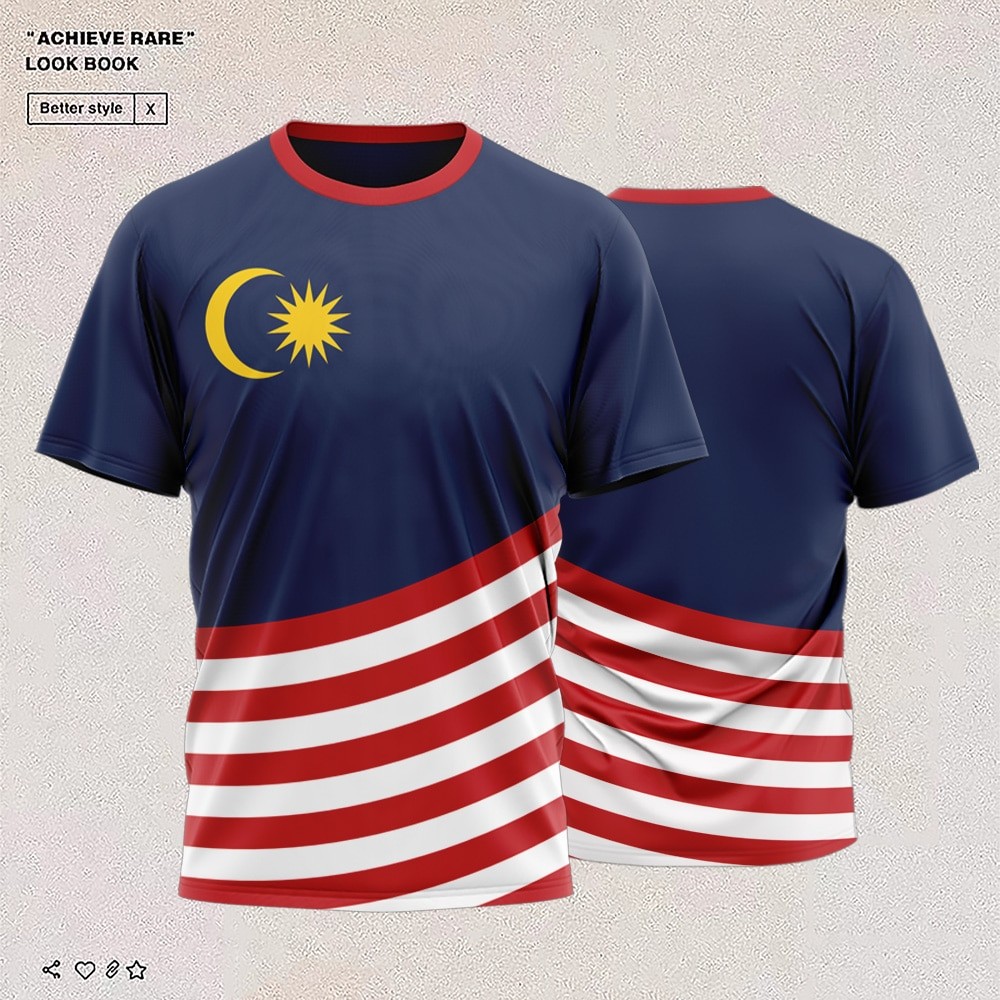 Malaysian Flag Hoodie Independence Day Shirt Merdeka Malaysia T-shirt ...