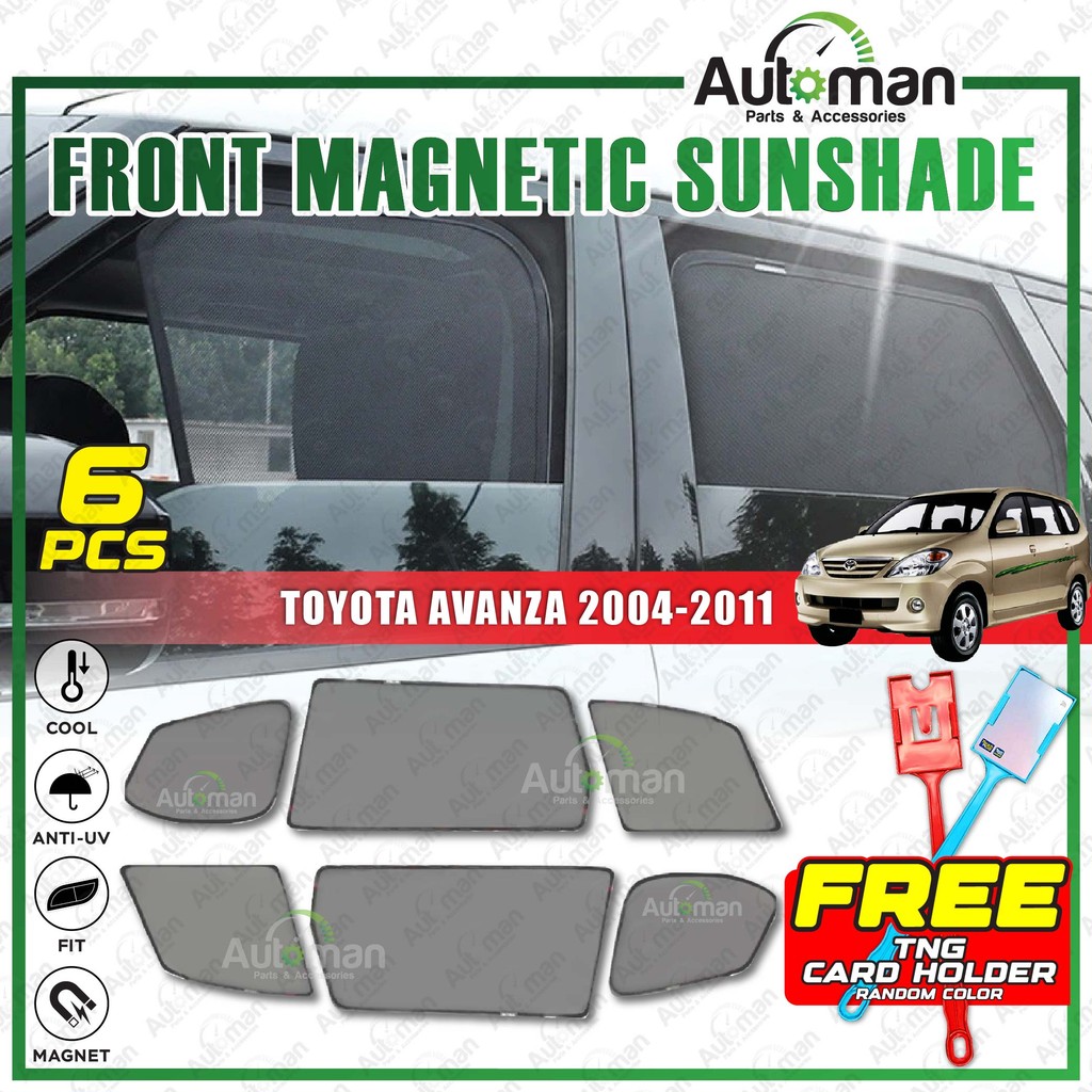 Toyota Avanza 2004 - 2011 Magnetic Sun Shade Magnet Sunshade FREE Stick ...