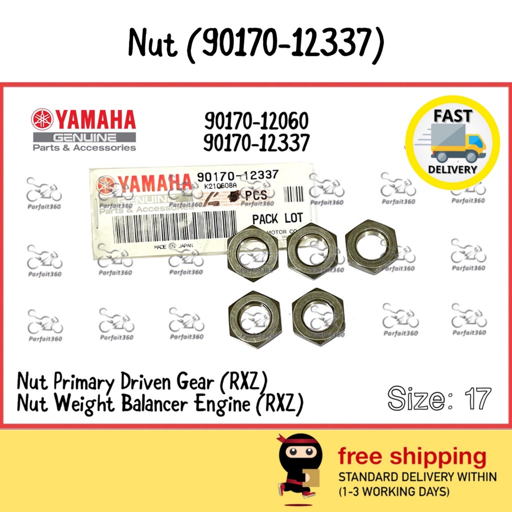 90170-12337 RXZ Nut Engine Weight Balancer Balancing / Nut Clutch ...