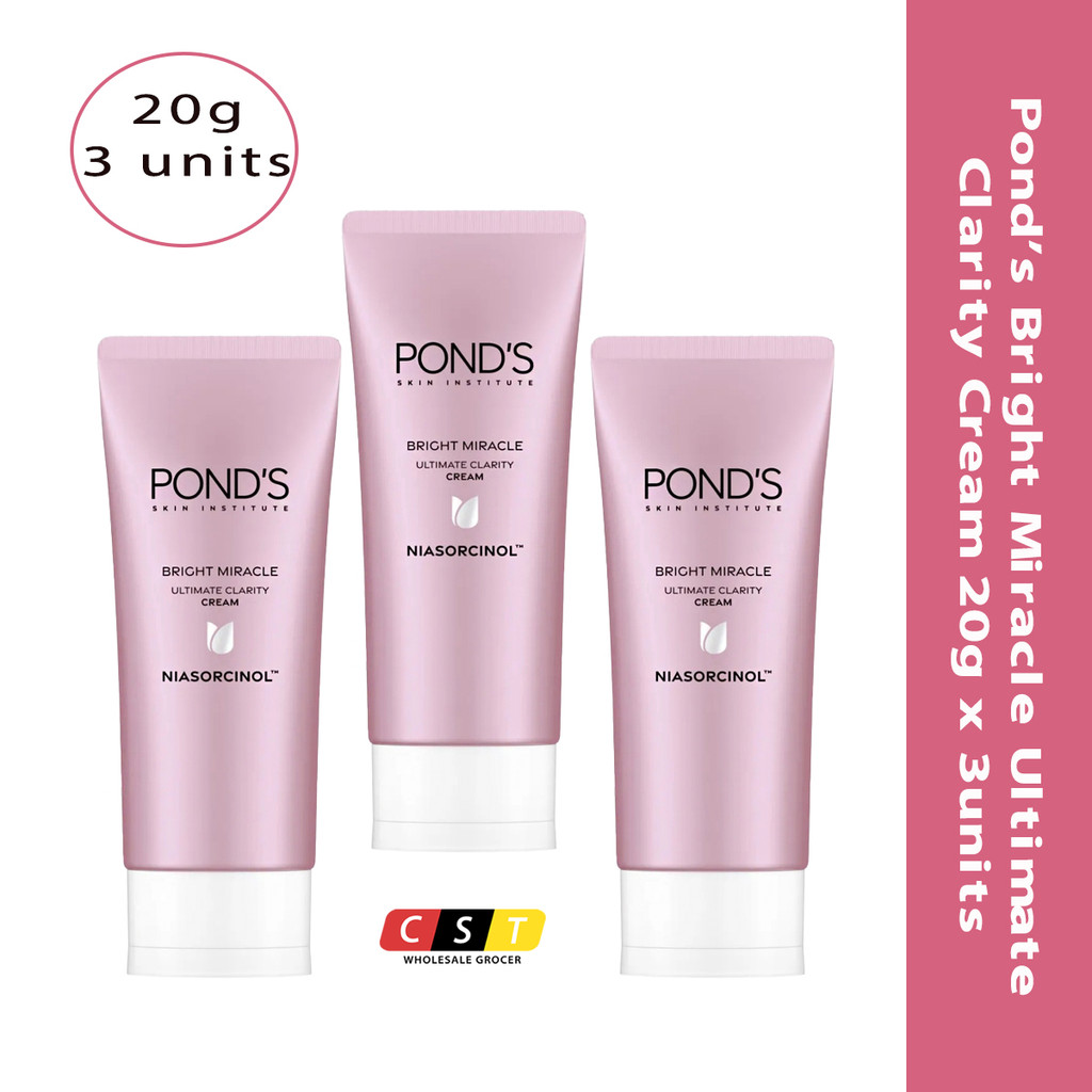 Pond’s Bright Miracle Ultimate Clarity Cream 20g [3 Units] | Shopee ...