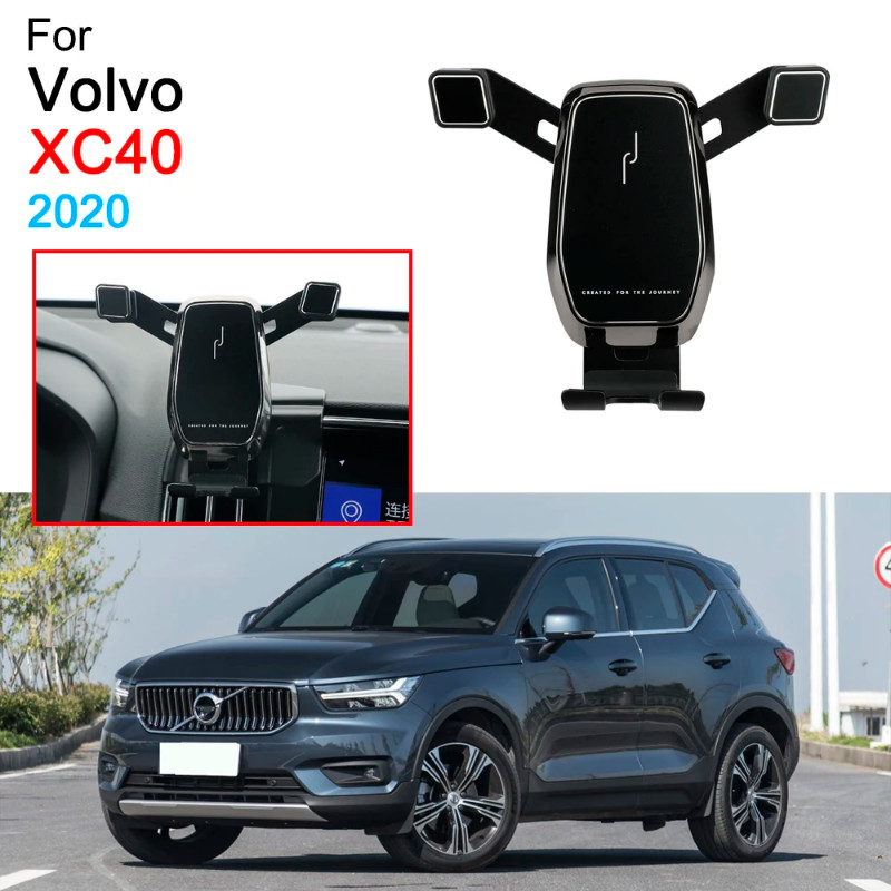 Air Vent Mount Clip Clamp Car Phone Holder for Volvo XC40 Accessories ...