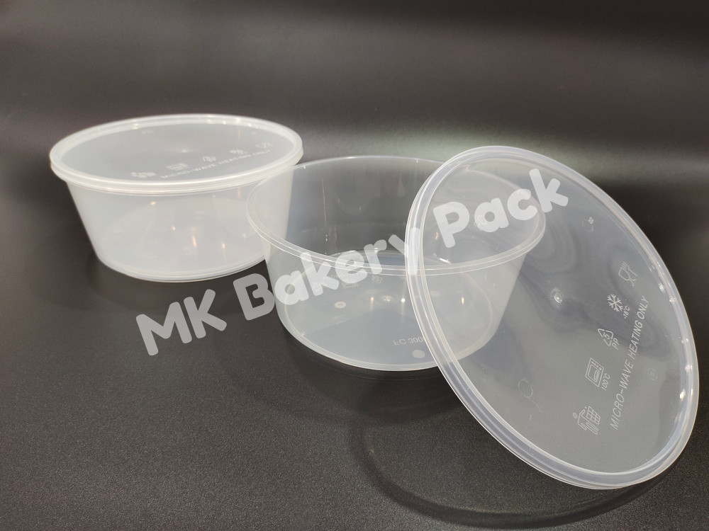 R3000 3000ml) Round Plastic Food Container (30pcs±) Bekas Kuih Bahulu ...