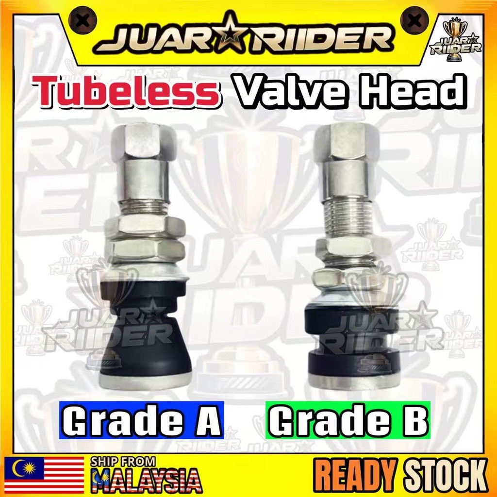 UNIVERSAL Motorcycle Tubeless Valve Screw 43MM Head Nut Wheel Grade A ...