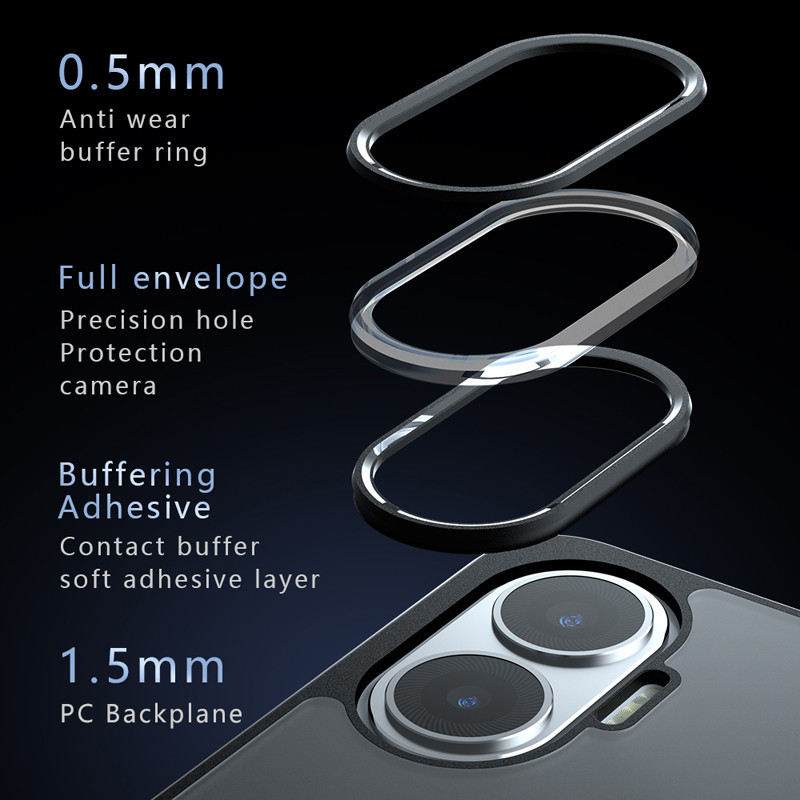 For Xiaomi POCO F7, Redmi Turbo 4 Pro Case ELVEV PC TPU Anti ...