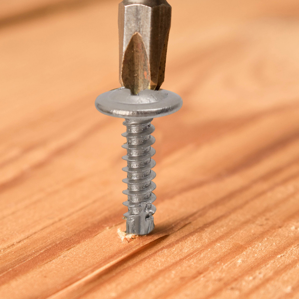 410 Stainless Steel Large Flat Head Drilling Self-Tapping Screws - Full ...