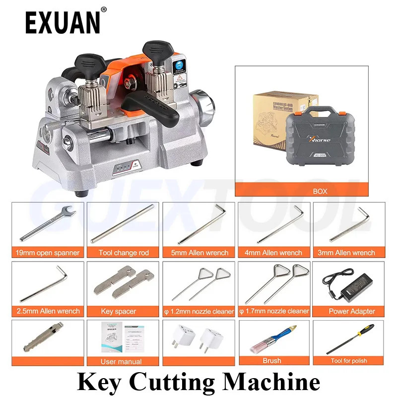 Xhorse Horizontal Portable Single And Double sided Key Cutting Machine ...