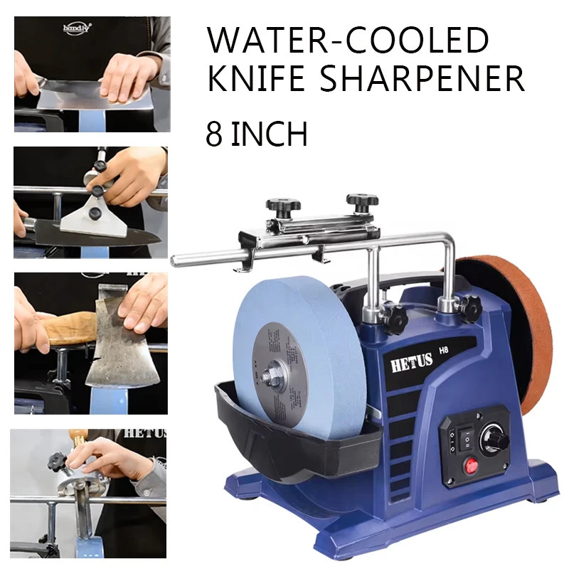 H8 8inch Low-Speed Water-Cooled Knife Sharpener For Household ...