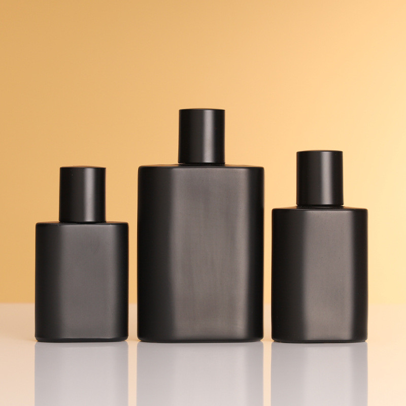30ml clamp type matte black empty perfume bottle Botol Minyak Wangi ...