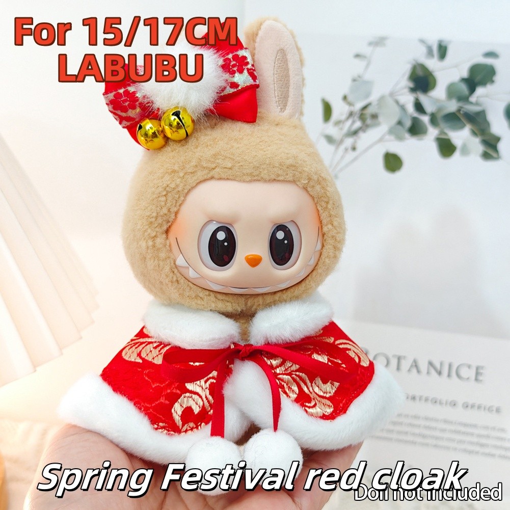 For Korea Kpop Exo 15/17cm Labubu Spring Festival Series Doll Clothes ...