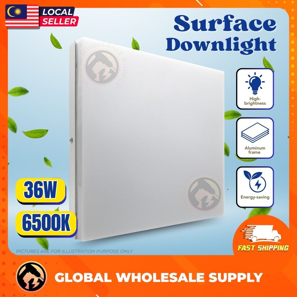 36W Ceiling Light Modern Surface LED Downlight Lampu LED Lampu Bilik ...