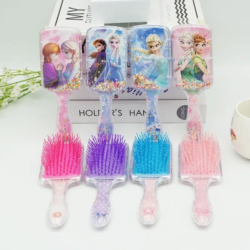 Disney Anime Frozen Comb Kawaii Elsa Anna Princess Children Comb ...