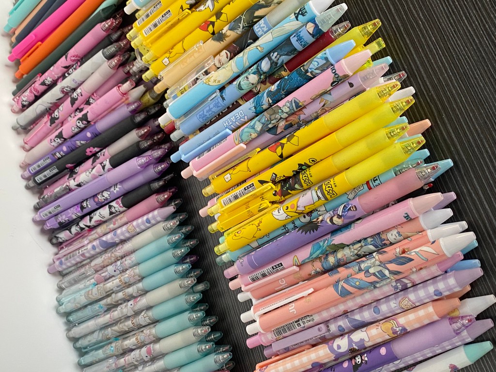 Bulk 50 Cute Cartoon Gel Pens Assorted Fun Designs Smooth Writing for ...