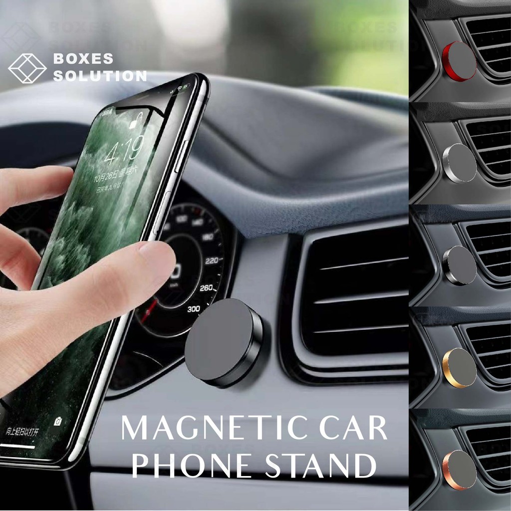 VBS Universal Magnetic Car Phone Holder Self Adhesive Dashboard Wall ...