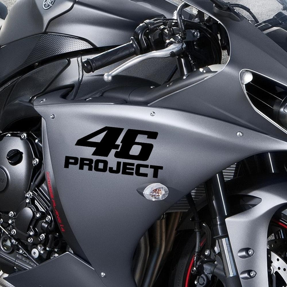 Rossi46 No. Sticker Logo Racing Motorcycle Head Reflective Modification ...