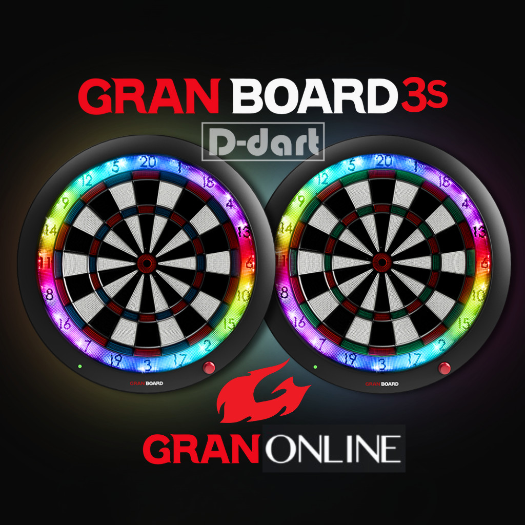 GRAN BOARD 3S GREEN/BLUE - GLOBAL ONLINE ELECTRONIC BLUETOOTH SOFT TIP ...