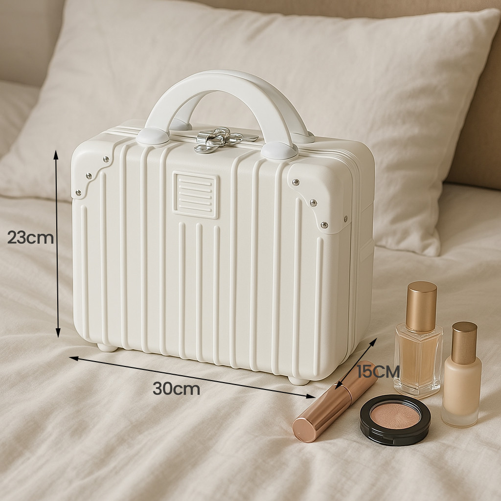 14 Inch MakeUp Bag Mini Hand Carry Luggage Bag Portable Small Cute ...