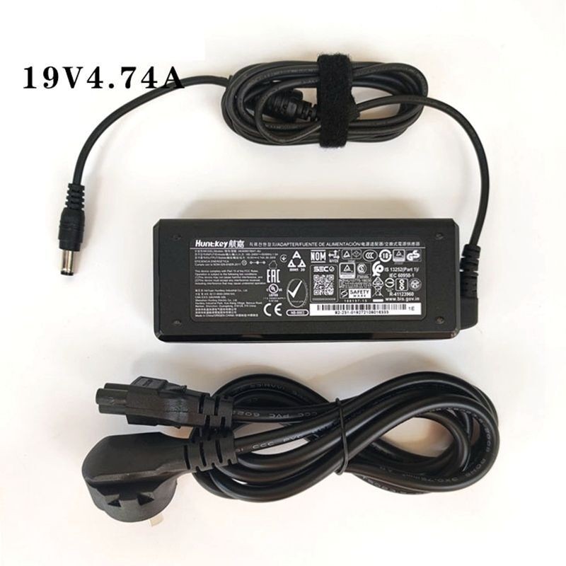 Original 19V 4.74A 90W AC DC Adapter For Huntkey HKA09019047-6U ...