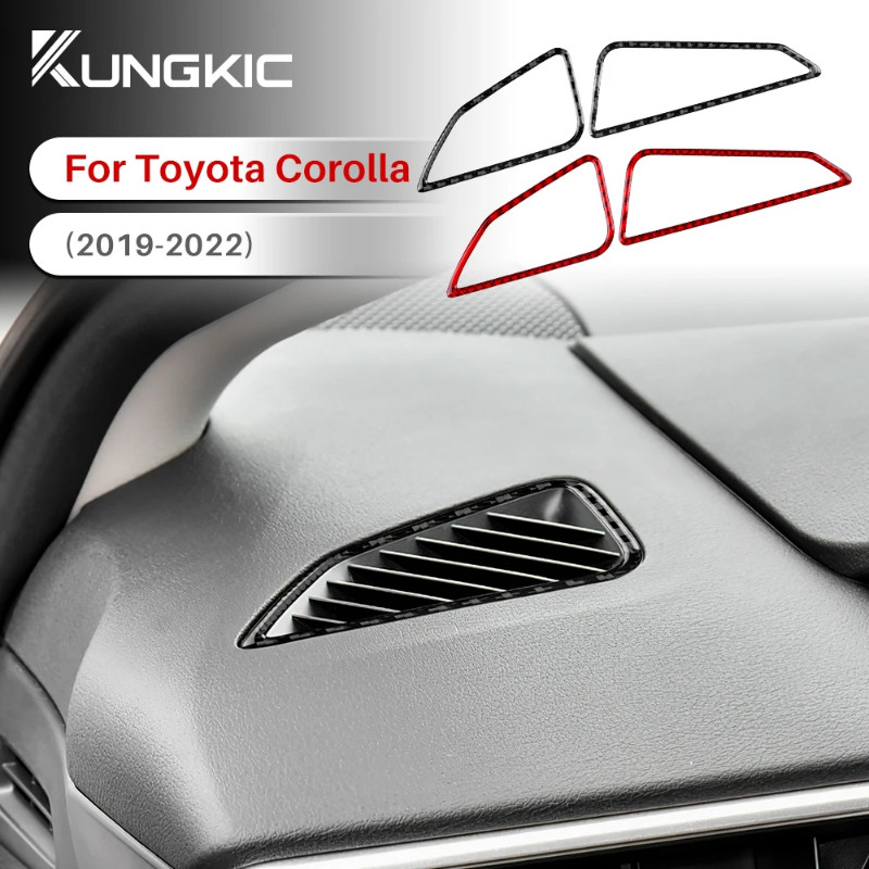 Real Soft Carbon Fiber Sticker For Toyota Corolla 2019 2020 2021 2022 ...