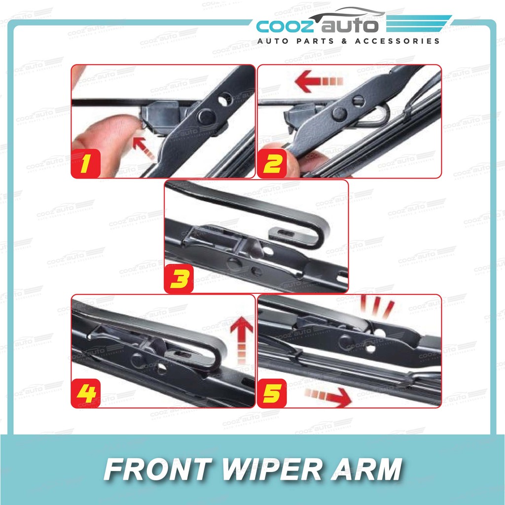 Perodua Myvi Kancil Viva Proton Saga Wira Persona Front Wiper Arm BOSCH Lengan Pengelap Cermin ...