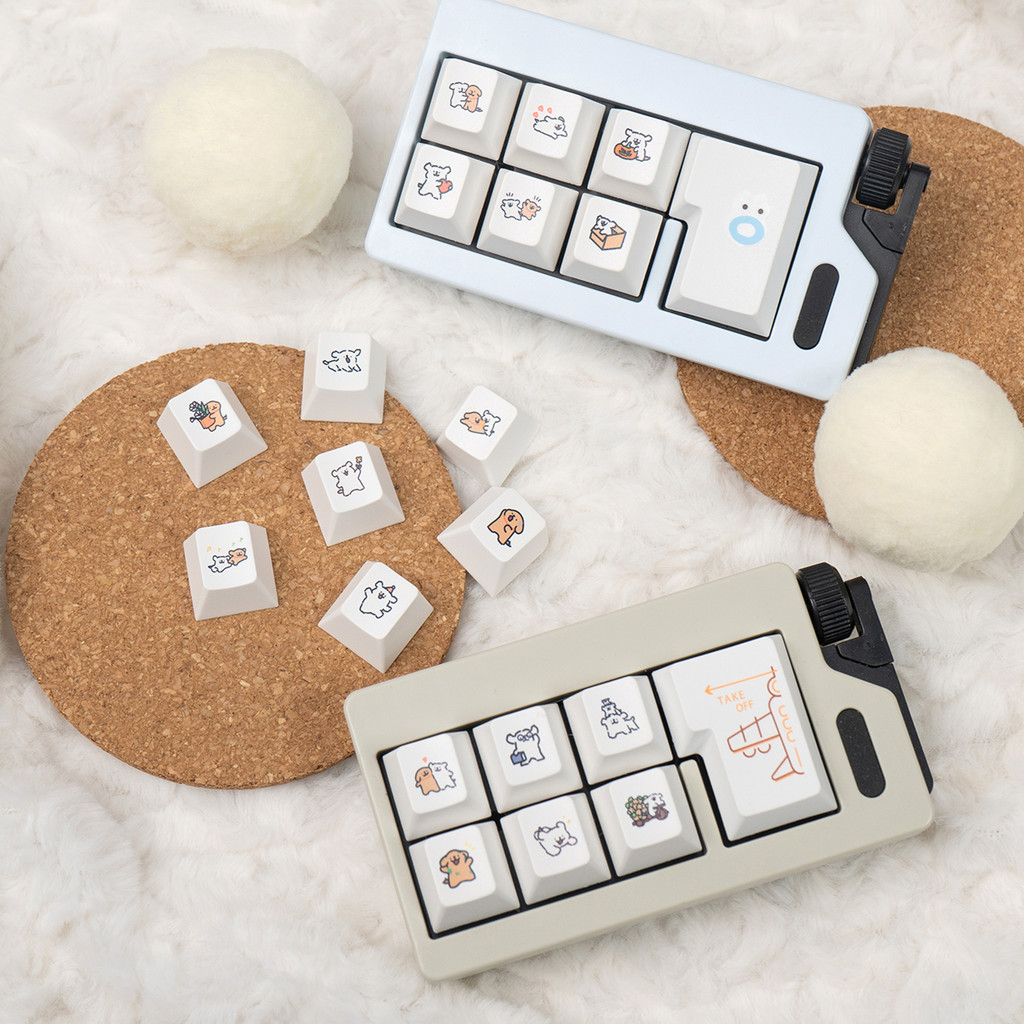 10 PCS Cartoon Keycaps Cherry Profile Random Keycaps for Mechanical ...