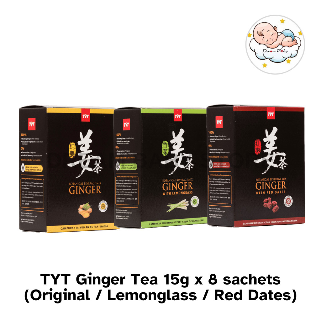 TYT Botanical Beverage Ginger Tea 15g x 8 sachets (Original ...