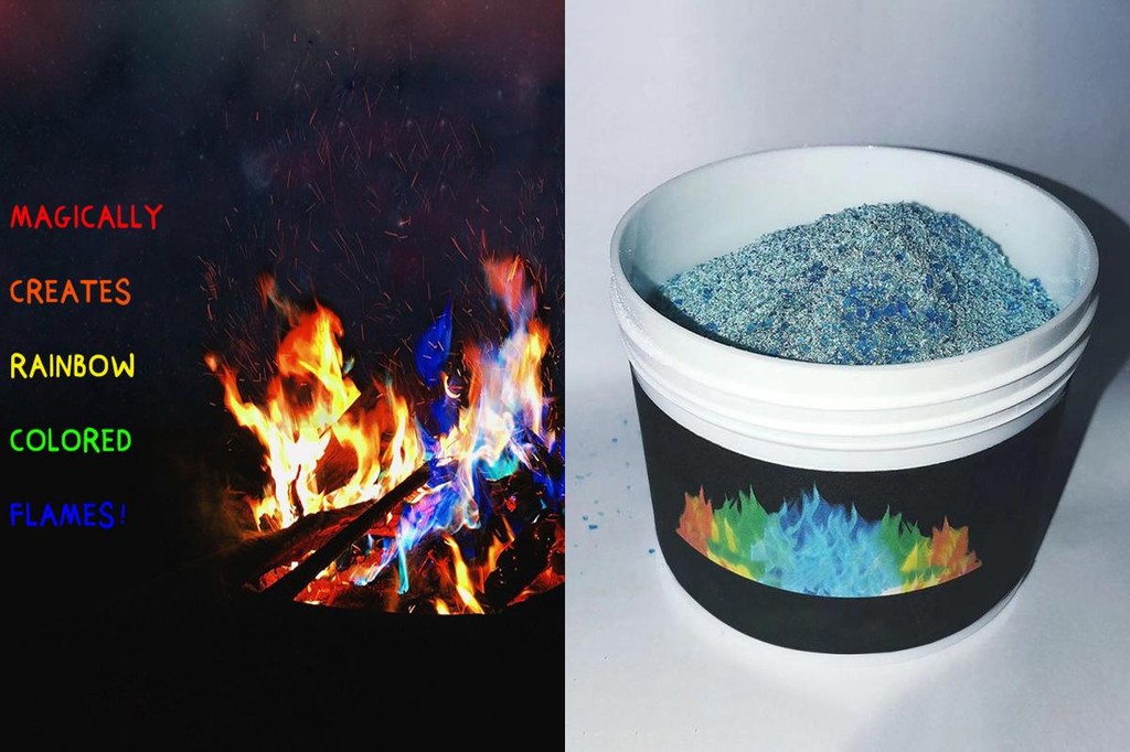 [poslajudo] Vibrant Flame Color Powder Fireplace Colorant Powder Color ...