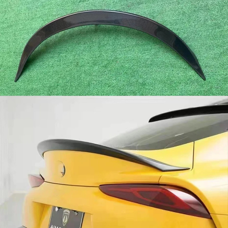 Carbon Fiber Tail fins For Toyota Supra GR A90 A91 MK5 2019+ Rear Trunk ...