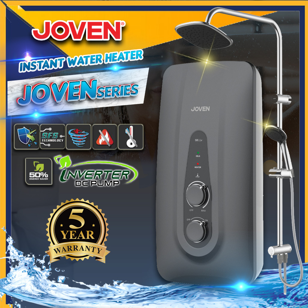 JOVEN Water Heater Instant SB11e SB11iP RS SL30e SL30iP SA8E SA10E Inverter DC 熱水器 with Pump ...