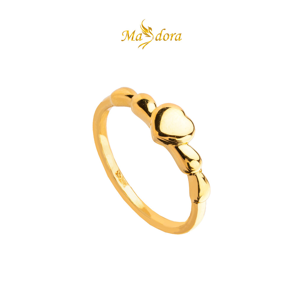MASDORA 999 Gold Ring Rings Cincin Emas ~ Golden Love Tiara Ring (EMAS ...
