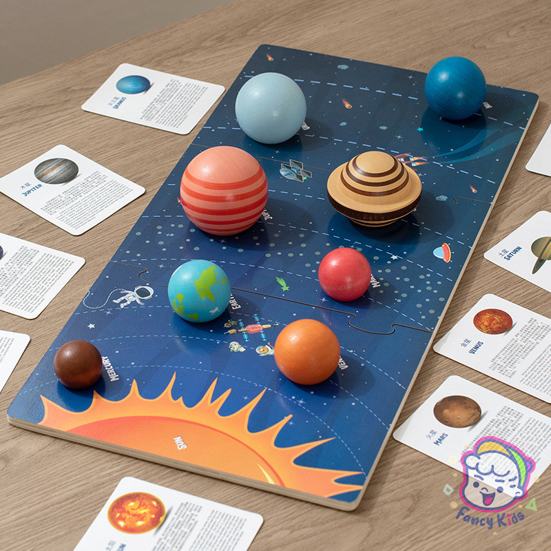 Wooden Solar System Puzzle Maze/Montessori Planet Board for Kids/STEM ...