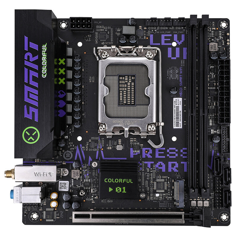 COLORFUL H610i SMART WIFI V20 LGA1700 ITX MOTHERBOARD (3YW) | Shopee ...