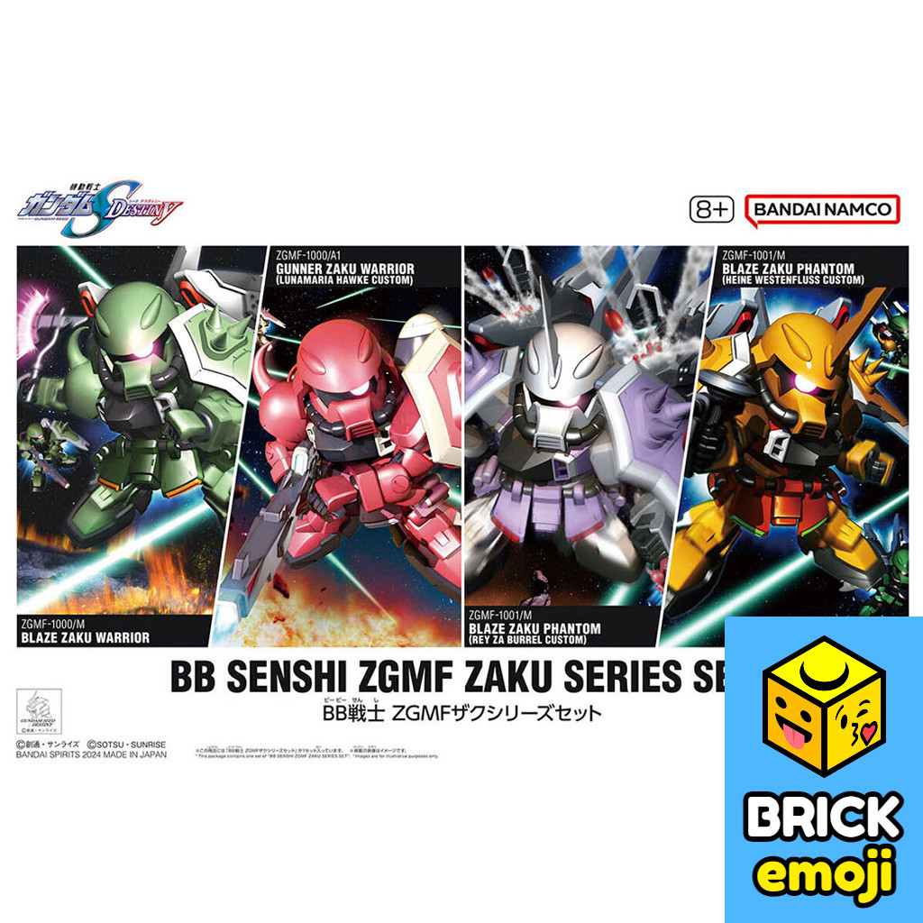 Bandai BB Senshi ZGMF Zaku Series Set (5067454) | Shopee Malaysia