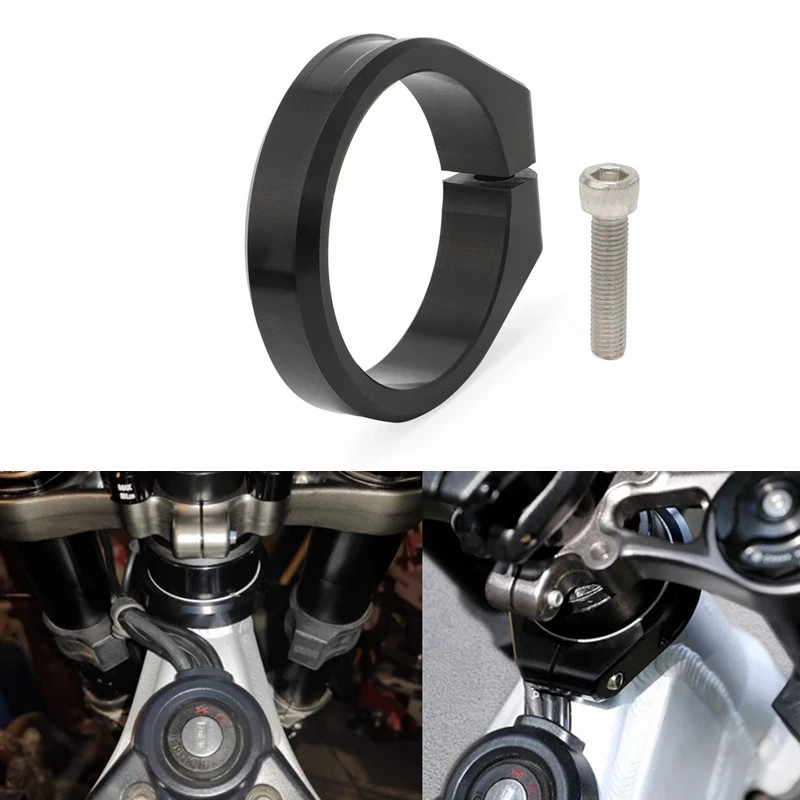 Motorcycle Steering Column Pipe Clamp Reinforced Riser Clamps For Sur ...