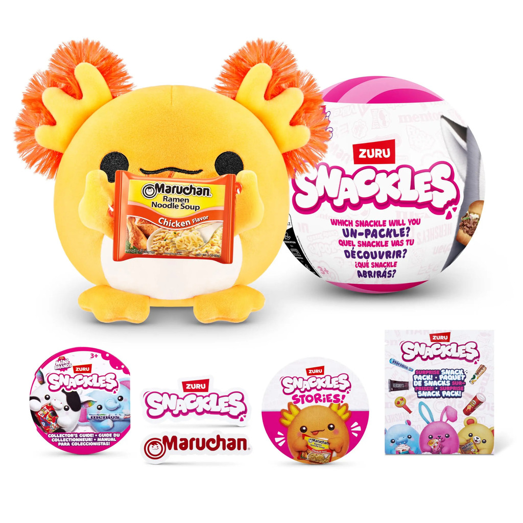 ZURU 5 Surprise Mini Brands Snackles Series 1 Mystery Surprise Capsules ...