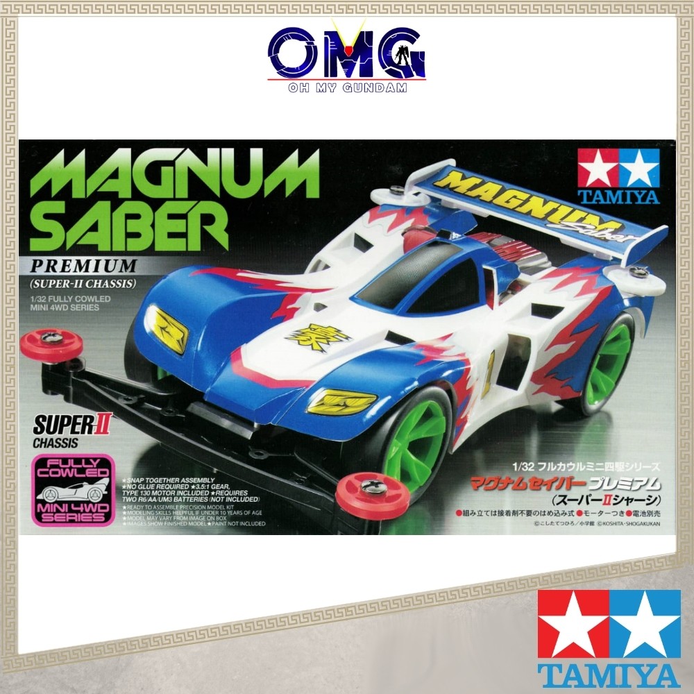 Tamiya Mini 4WD Magnum Saber Premium (Super-II Chassis) 19431 Tamiya 1/ ...