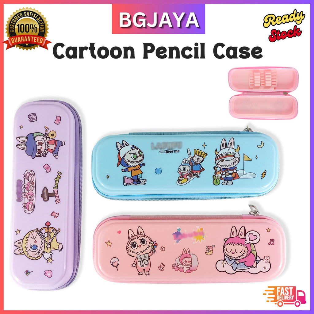 Labubu Pencil Case Kids Stationery Pencil Box Waterproof (BGJAYA ...