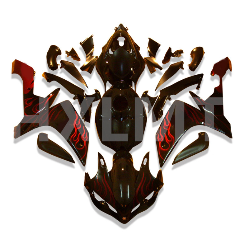 100% Injection Molding Plastic Body Kits For YAMAHA R1 Fairing Kit 2007 ...