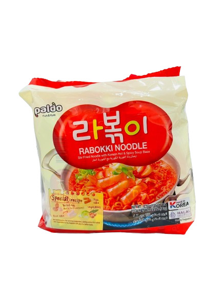 HALAL Paldo Rabokki Noodle 135G X 4PACK | Shopee Malaysia